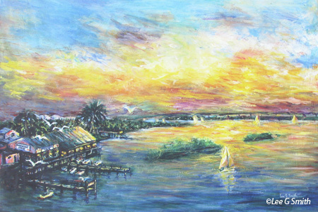 Paintings of Florida Scenes by Lee G Smith